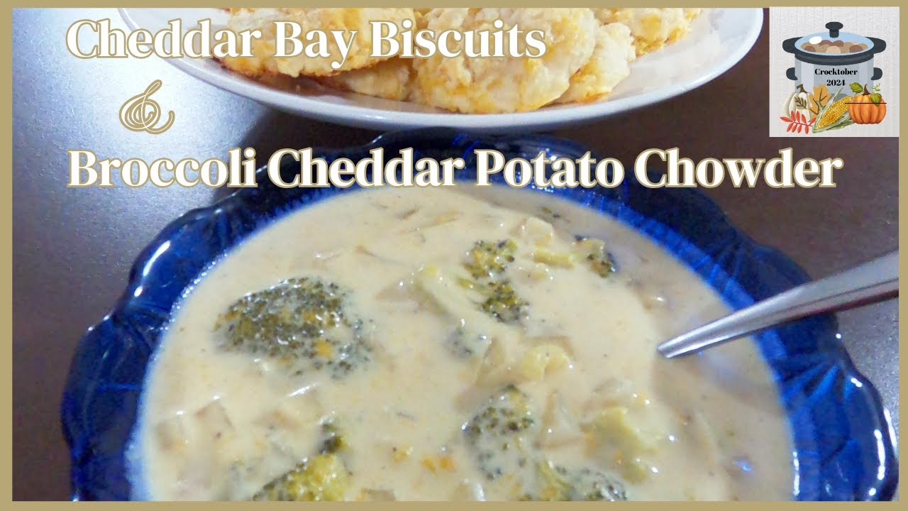 DELICIOUS Broccoli Cheese Potato Chowder Slow Cooker Recipe // # ...