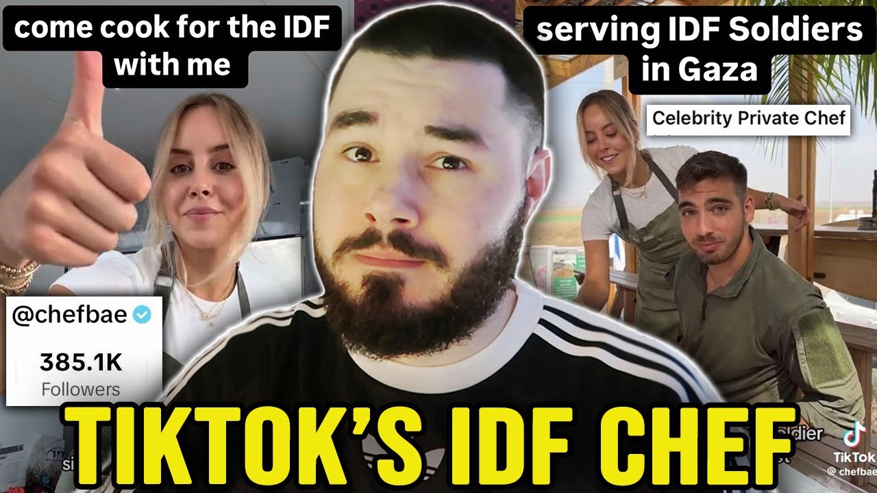 TikTok Chef now makes INSANE IDF Propaganda - Dining and Cooking