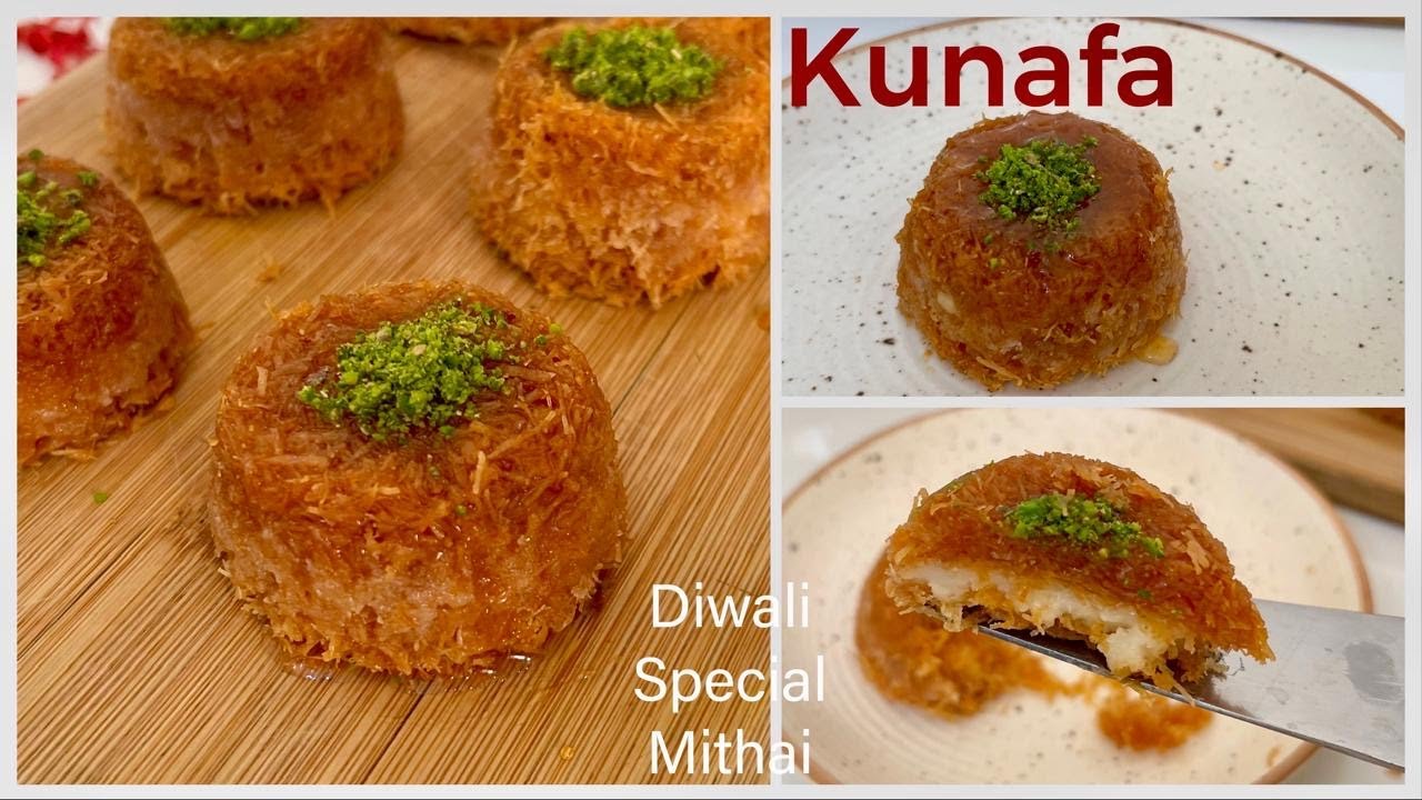 Mini Kunafa without Oven ️| Creamy Kunafa without Kunafa Dough | Famous ...