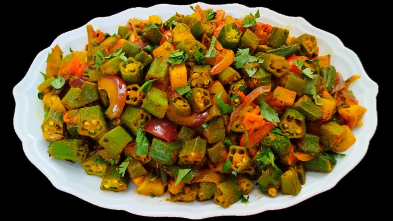 Stir Fried Okra || Okra Masala Recipe || Ladyfinger Masala || Bhindi ...