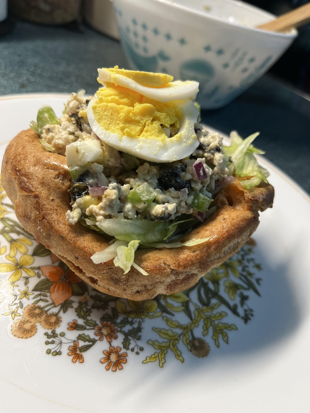 Tuna-Cream Puff Bowl, BH&G Salad Book, 1969 - Dining and Cooking