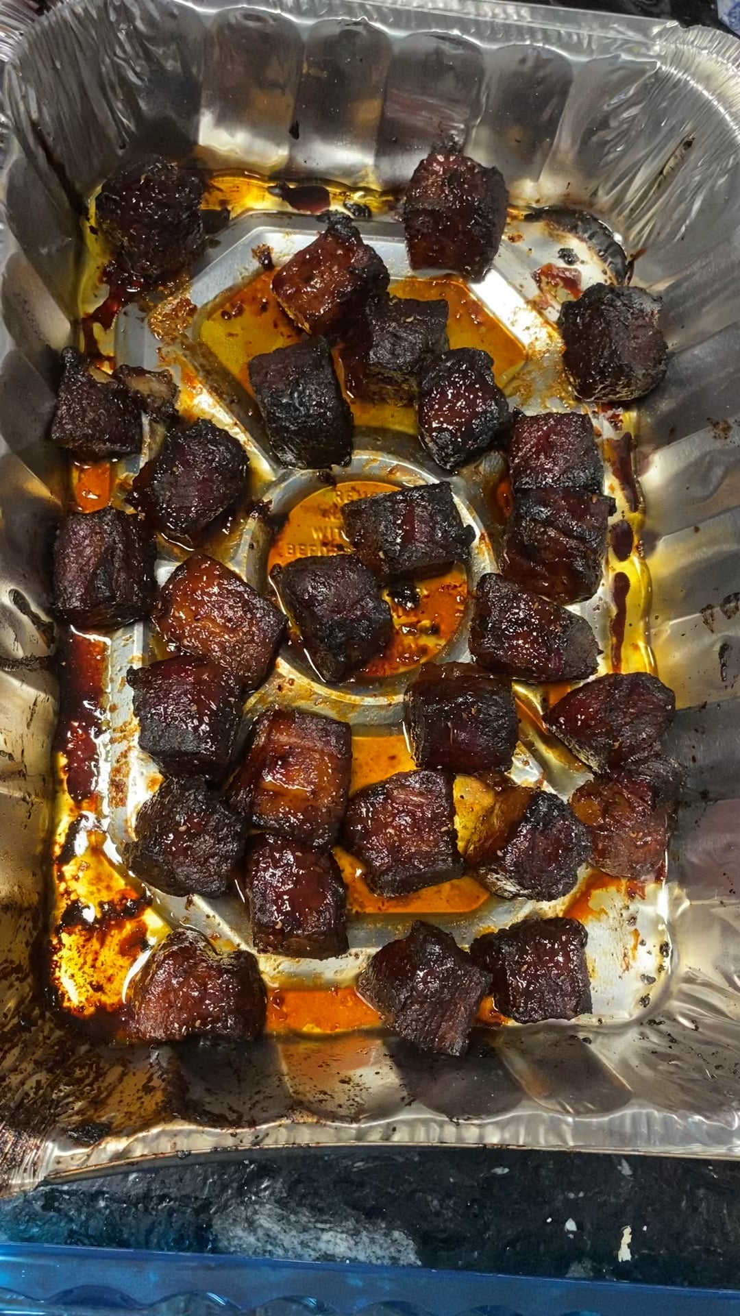 Made some pork belly burnt ends that will make you question reality ...