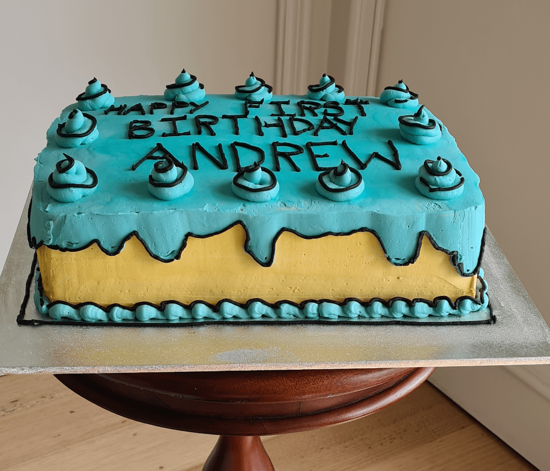 3kg comic cake in swiss meringue buttercream - Dining and Cooking