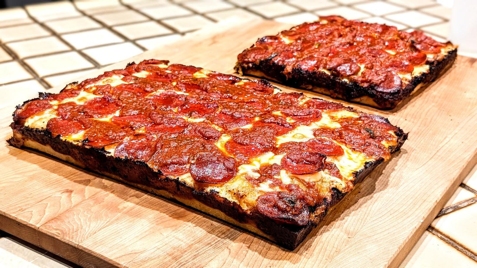 Couple of Detroiters - Big is just pep, little is pep, jalapeno and ...