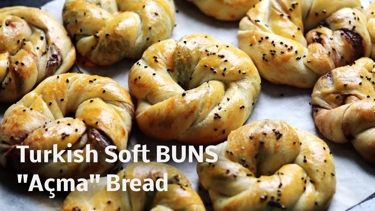 Turkish Achma Bread Recipe | Soft Flaky Turkish Street Food | You'll ...