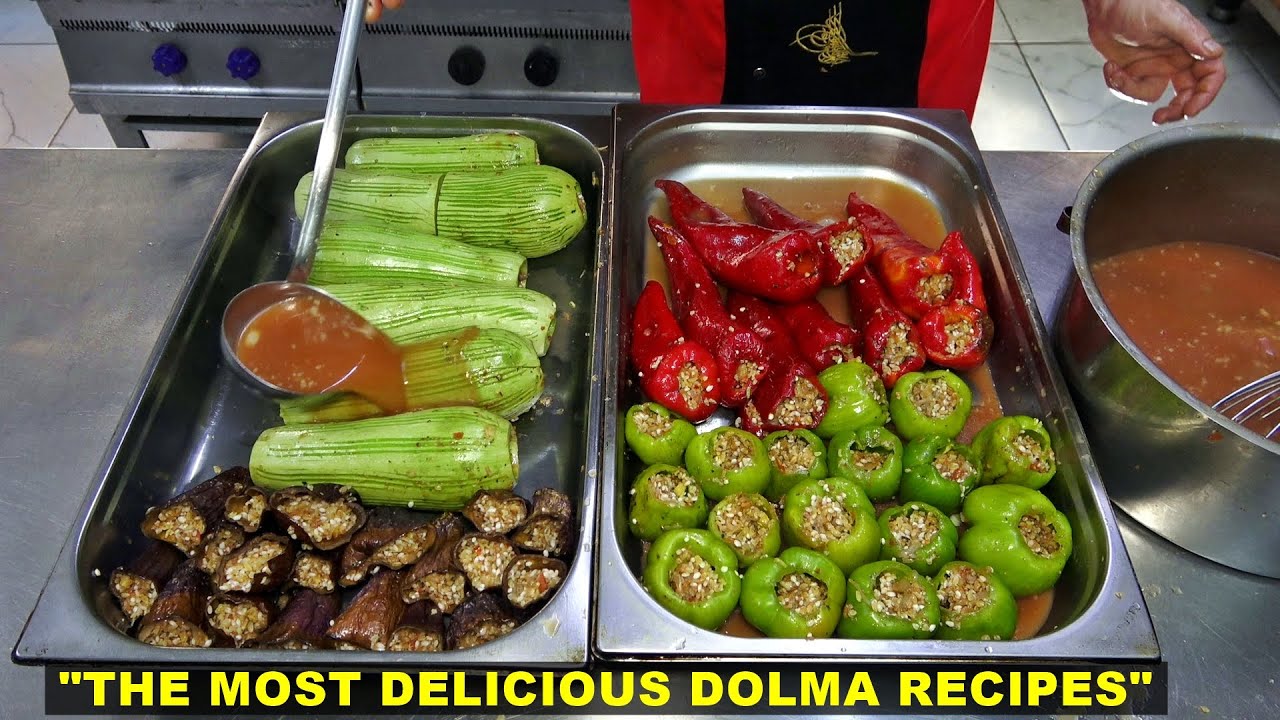 How to Make Mixed Vegetable Dolma Recipe for 20 - Delicious Turkish ...
