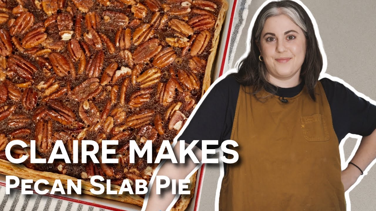 Claire Saffitz Thanksgiving Pecan Slab Pie Recipe | Dessert Person ...