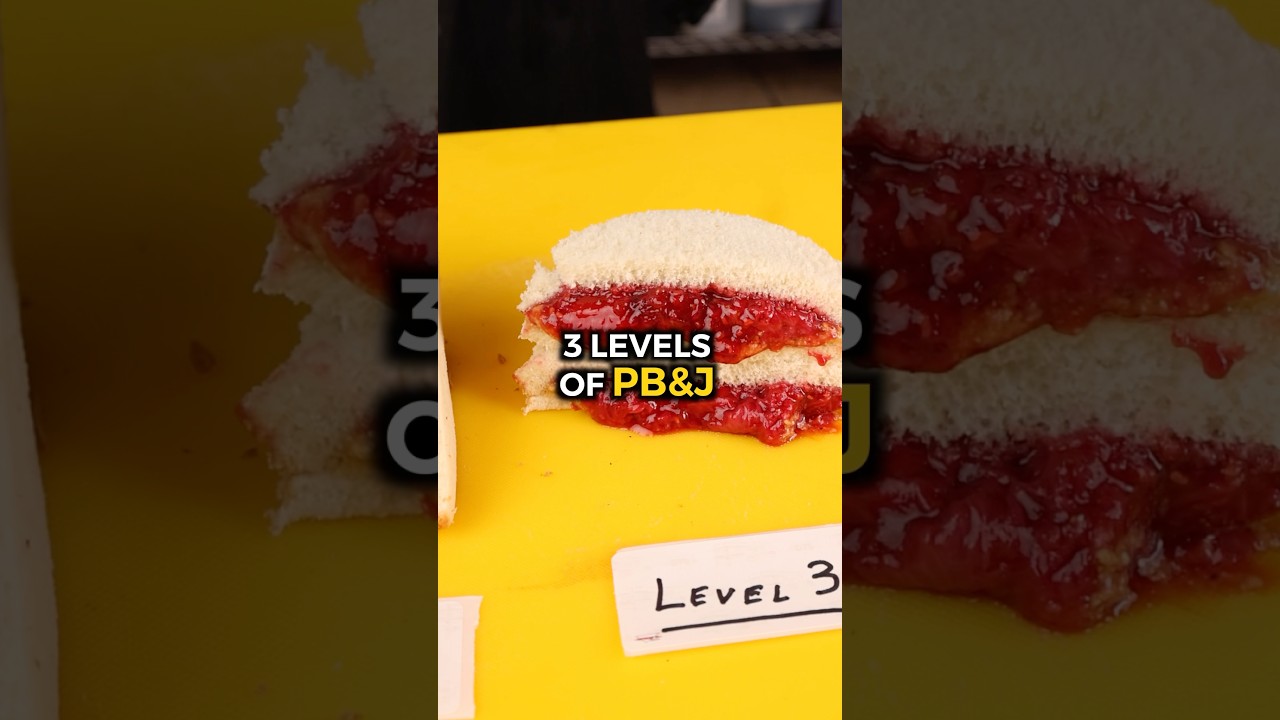 3 Levels of Peanut Butter & Jelly Sandwiches - Dining and Cooking