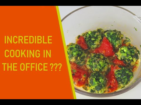 Prepare at Home, Cook at the Office! Raw Spinach Malfatti, Ready in ...