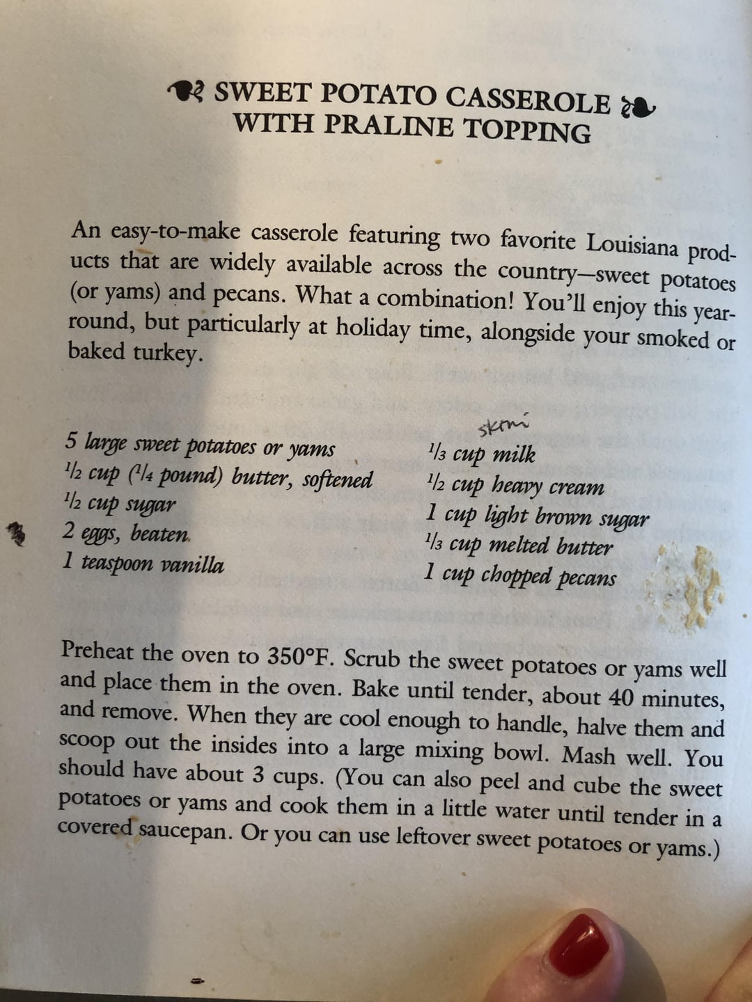 Chef Alex Patout’s sweet potato praline casserole - Dining and Cooking