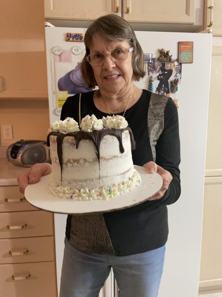 Made my grandma her birthday cake this year! - Dining and Cooking