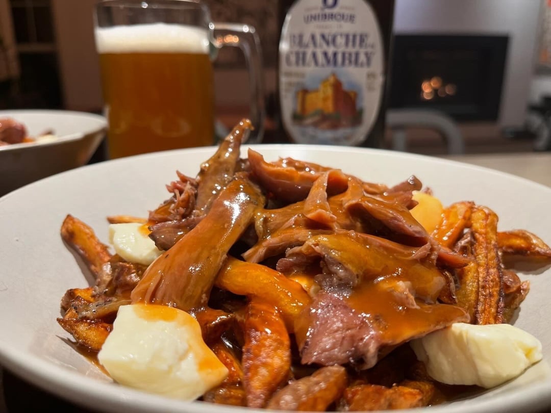 [homemade]confit duck poutine with a Blanche beer gravy. - Dining and ...