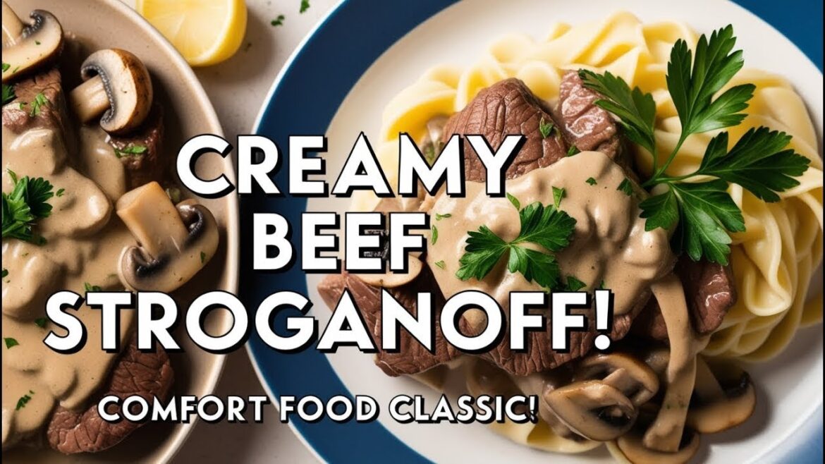 Classic Beef Stroganoff Recipe | Creamy Comfort Food! - Dining and Cooking