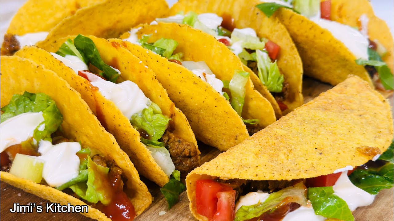 How to make beef tacos with ground beef|Beef Tacos Recipe|Beef tacos ...
