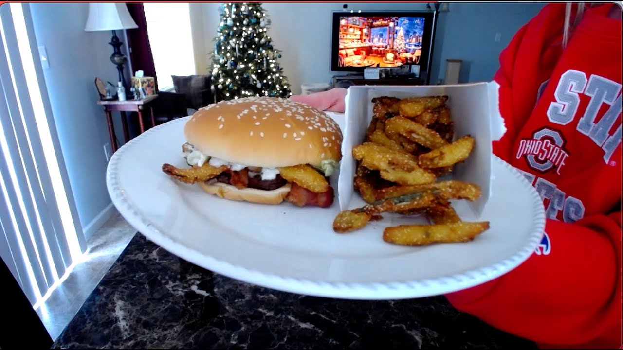 Trying The Fried Pickle Ranch Whopper From Burger King #burgerking # ...