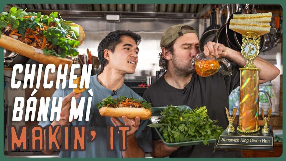 How to Make Crispy Skin Chicken Bánh Mi with Sandwich King OWEN HAN ...