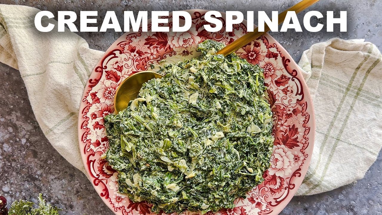 Quick & Easy Creamed Spinach Recipe - Dining and Cooking