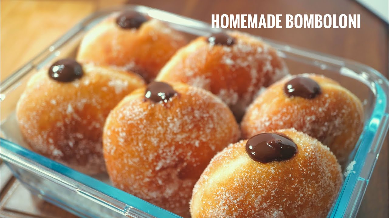 Eggless Nutella Bomboloni - The Ultimate Doughnut Recipe - Dining and ...
