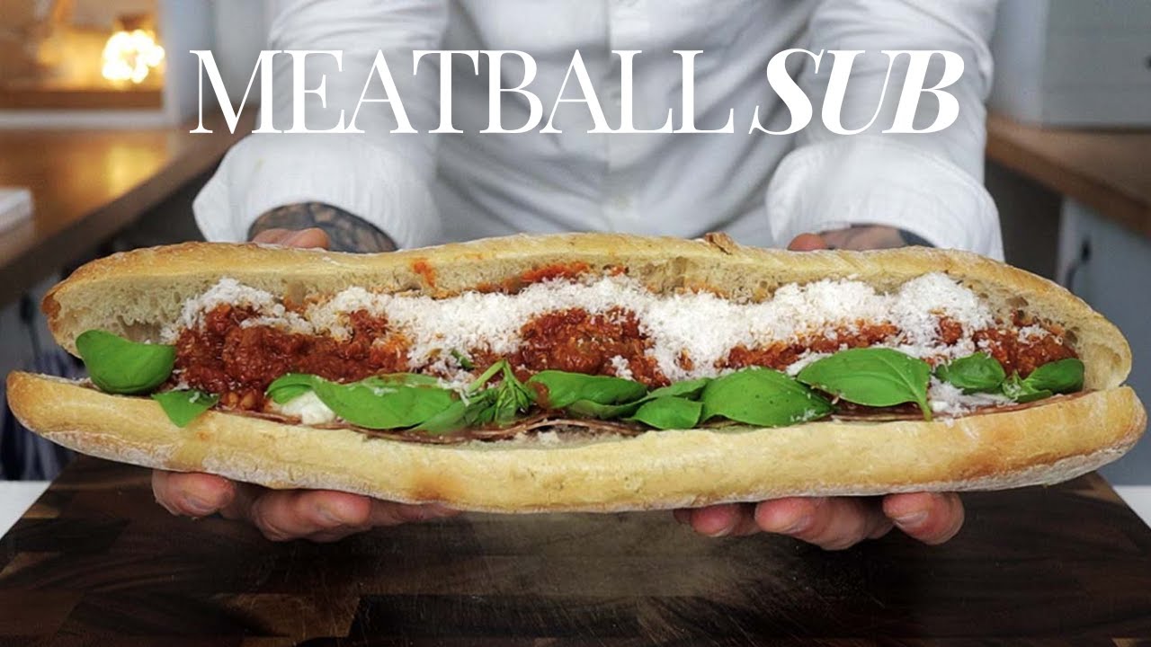 The BEST Meatball Sub Sandwich at home | MUST TRY - Dining and Cooking