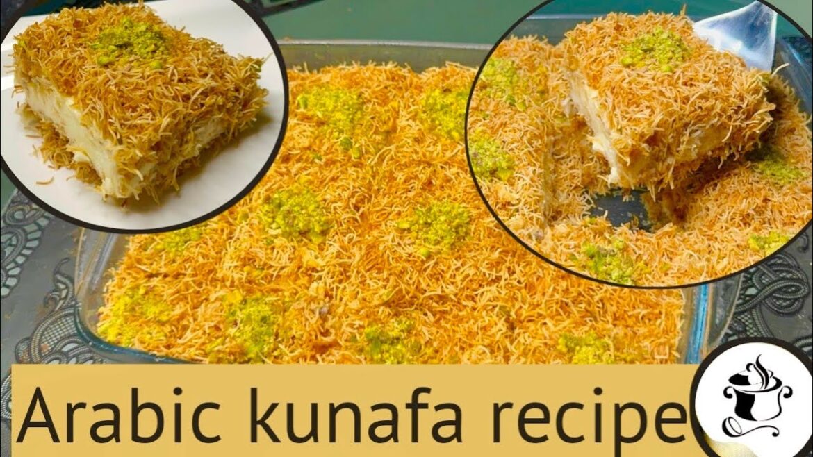 Arabic Kunafa cream recipe without oven || Knafeh | perfect creamy ...