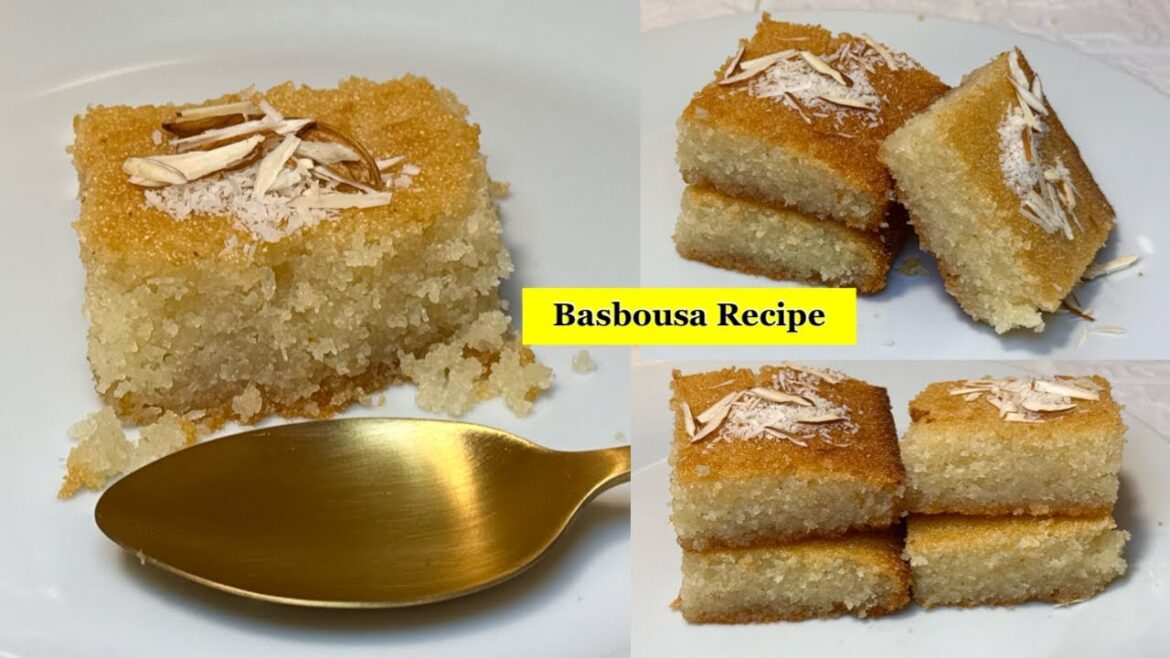 Basbousa Recipe | Basbosa Recipe| Kunafa Recipe| Kunafa| Basbousa ...