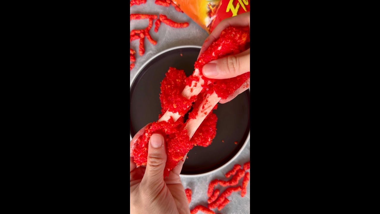 Air Fried Hot Cheetos Mozzarella Sticks - Dining and Cooking