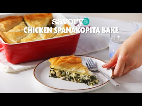 How to Make a Chicken Spanakopita Bake | SavoryOnline - Dining and Cooking
