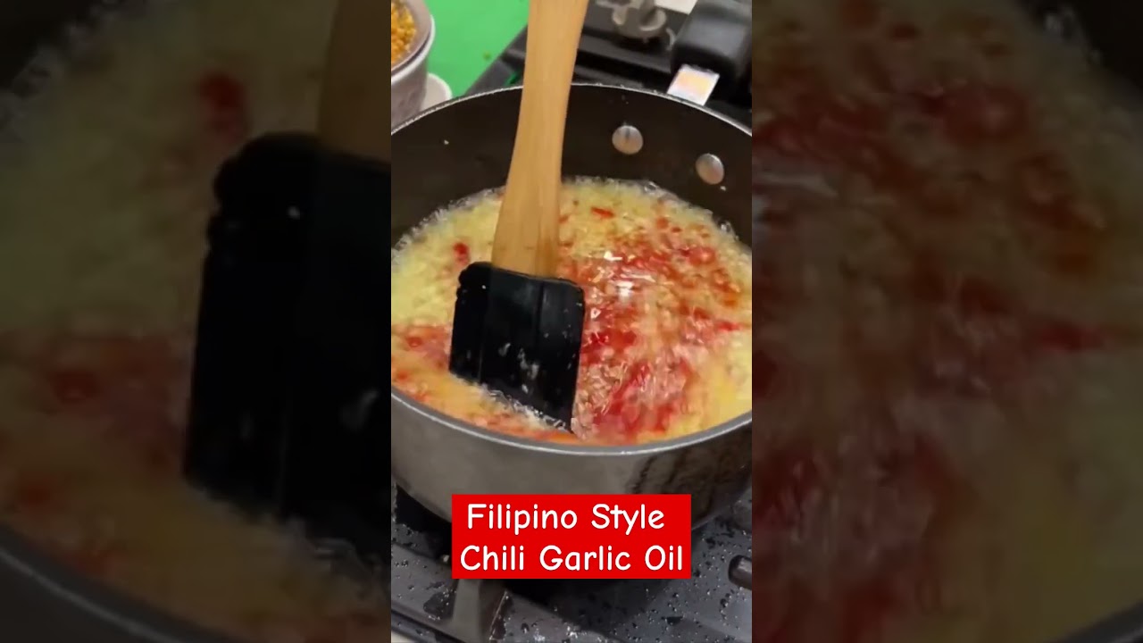 Filipino Style Chili Garlic Oil Recipe - Dining and Cooking