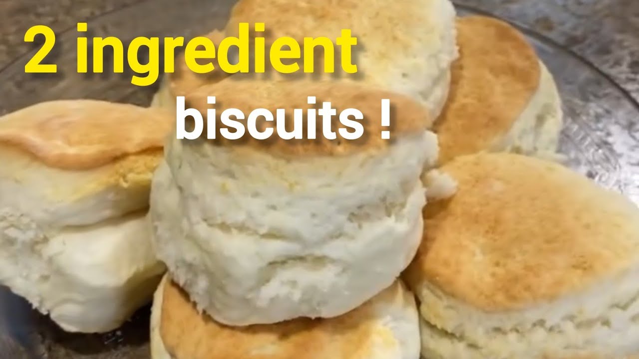 2 ingredient biscuits ! - Dining and Cooking