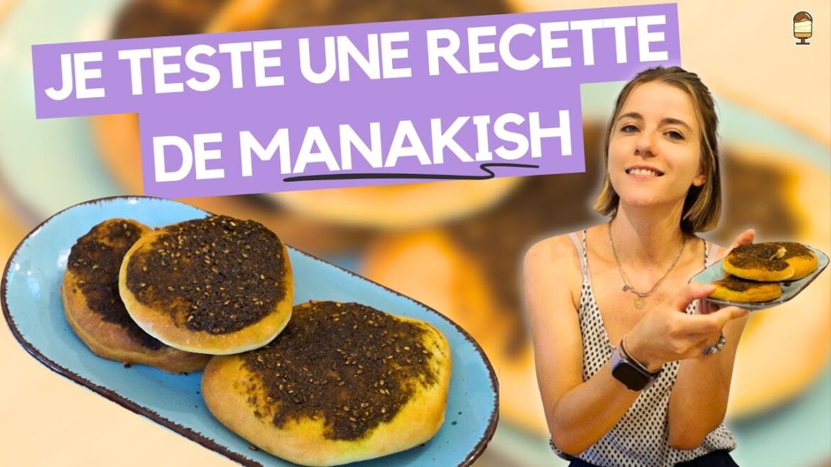 JE TESTE LE PETIT-DÉJEUNER LIBANAIS (recette de Manakish au Zaatar ...