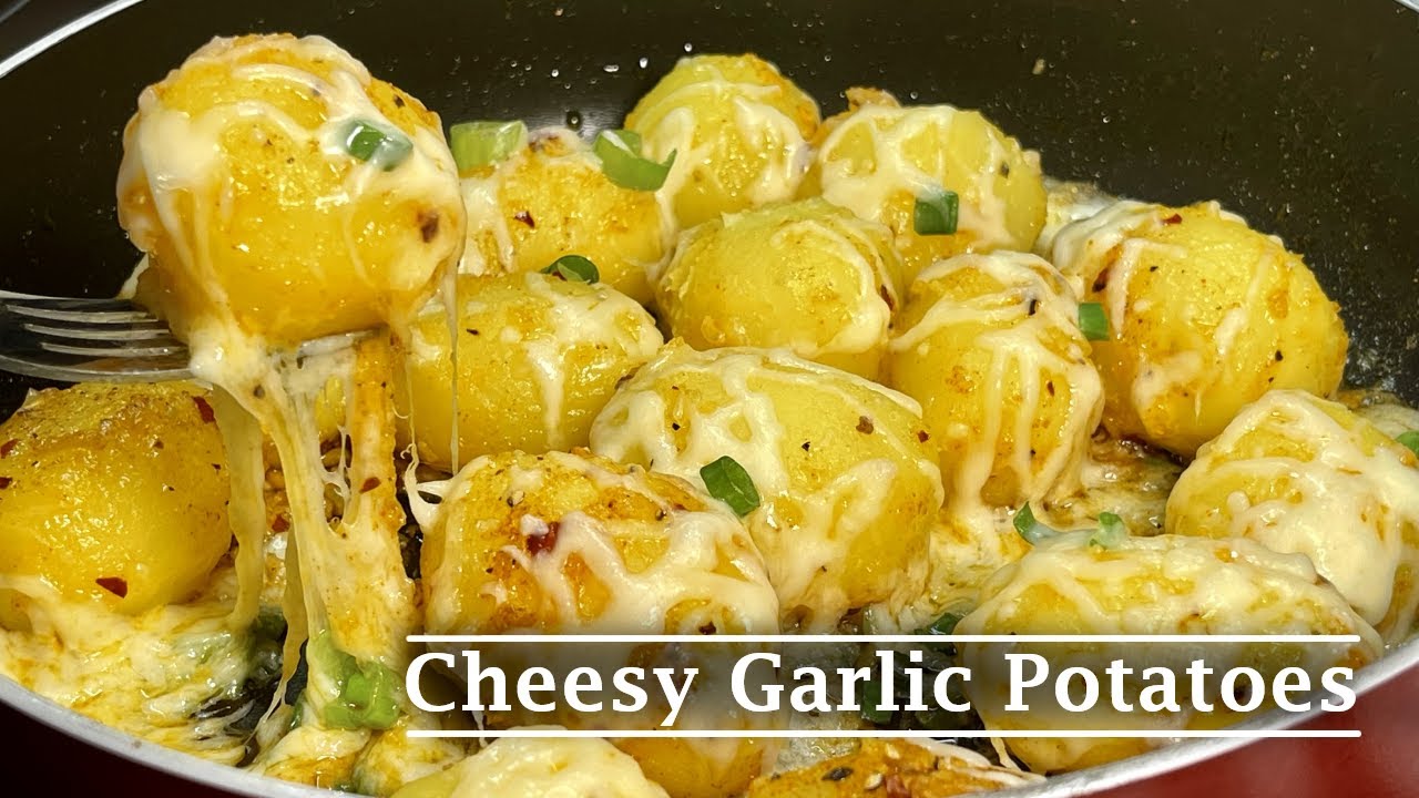 Easy 30-minute Cheesy Garlic Potato Recipe - Dining and Cooking