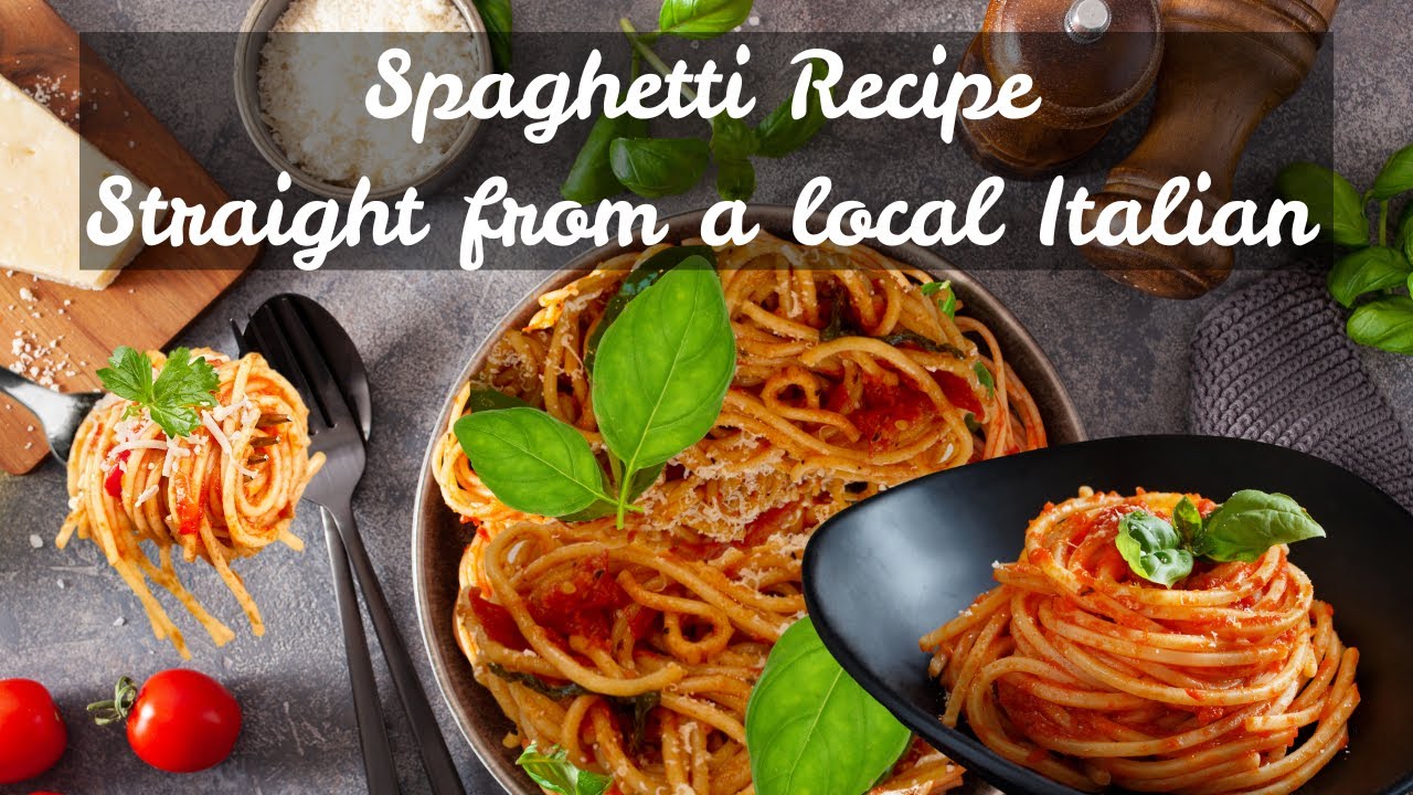 If you are looking for an Easy, authentic and delicious Spaghetti ...