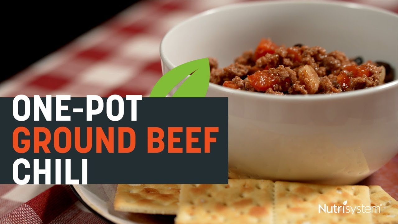 One-Pot Ground Beef Chili - Nutrisystem Recipe - Dining and Cooking