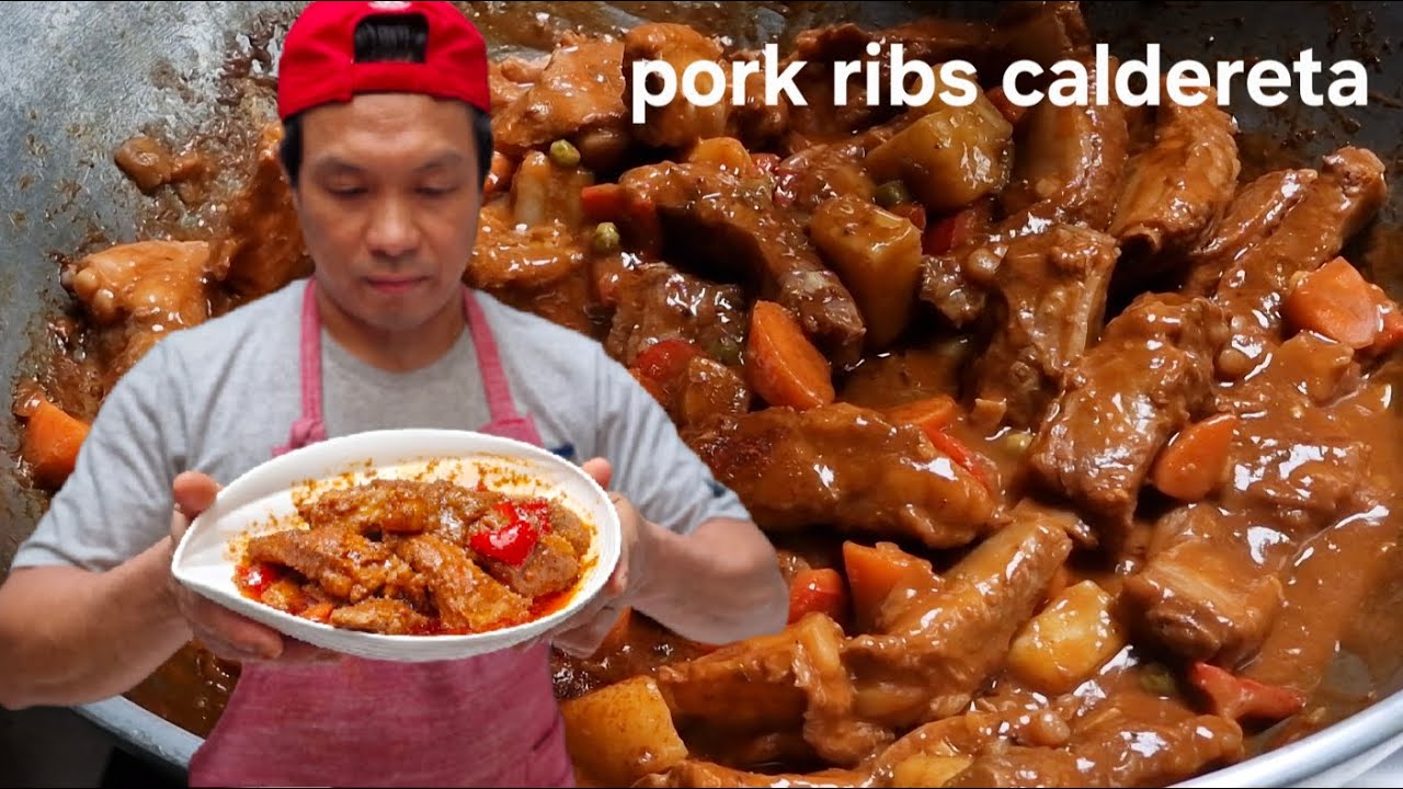 Pork Ribs Caldereta Recipe - Dining and Cooking