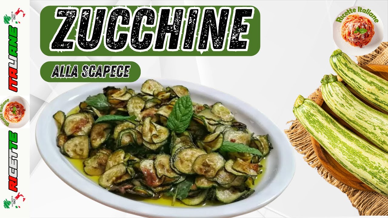 ZUCCHINE ALLA SCAPECE - ZUCCHINI WITH SCAPECE | RICETTA AUTENTICA ...