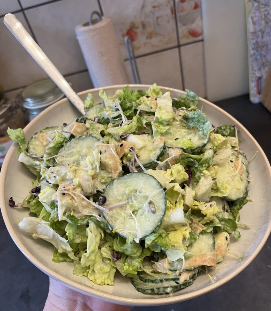 I volumized one of Logan’s cucumber recipes for under 500 kcal (vegan ...