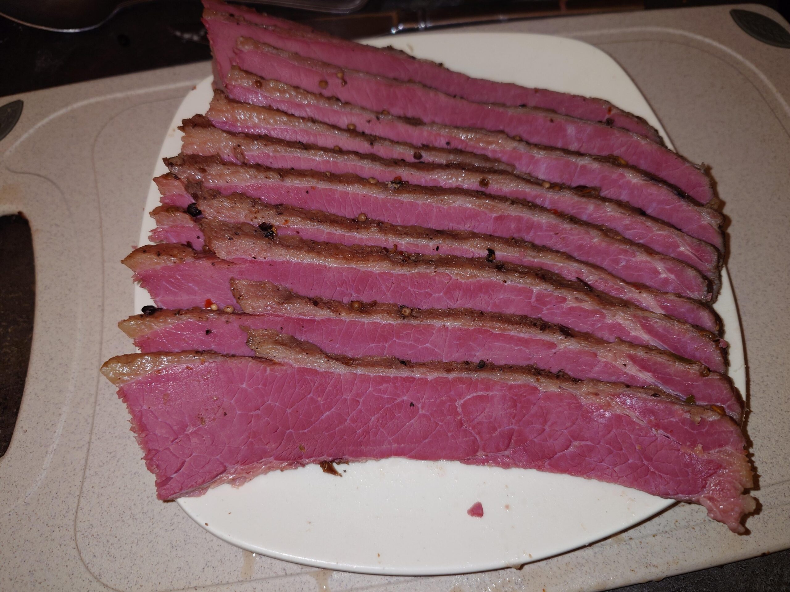 Got the perfect cut of corned beef for Christmas. - Dining and Cooking