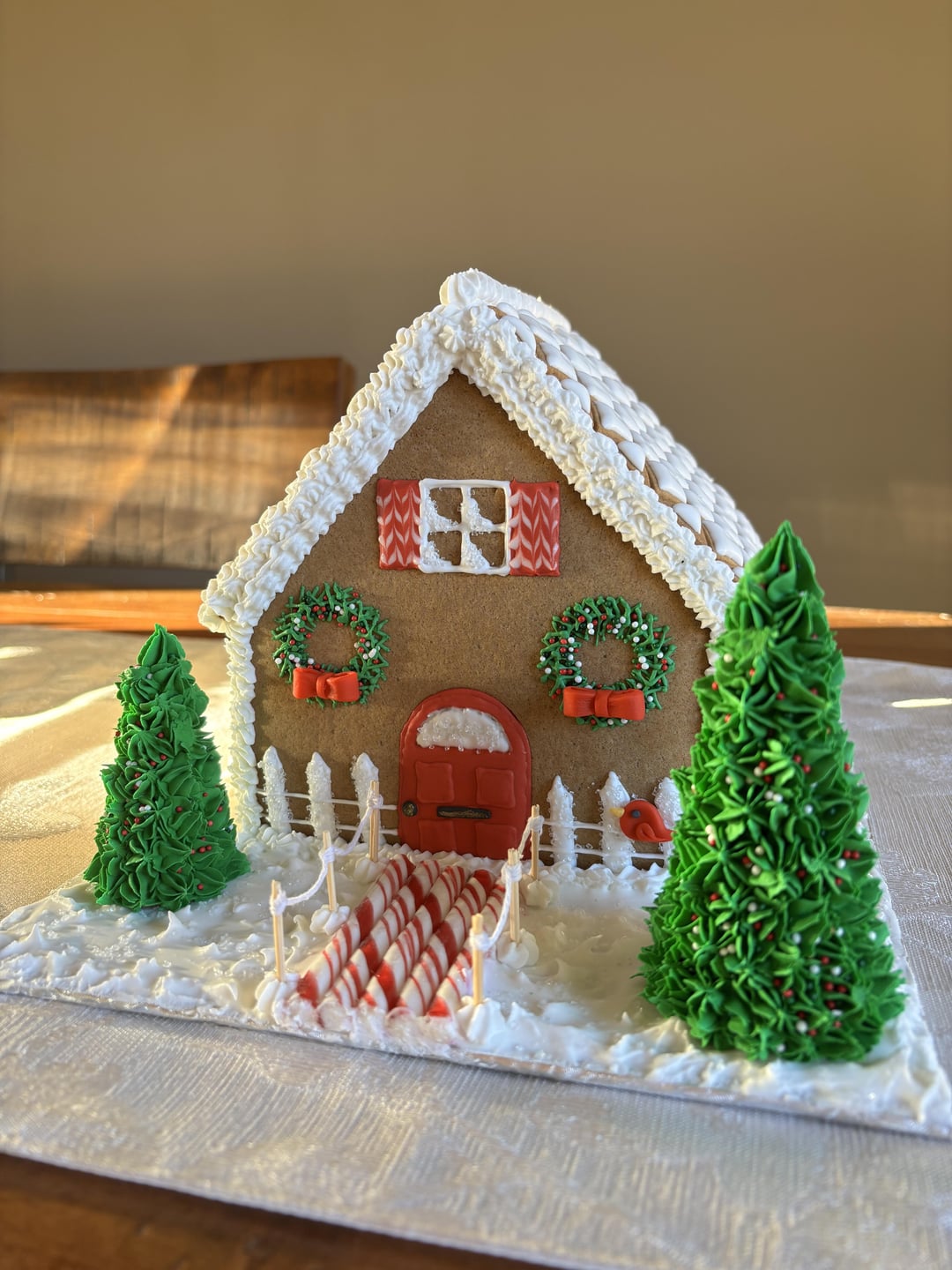 My entry for the gingerbread house competition at work! - Dining and ...