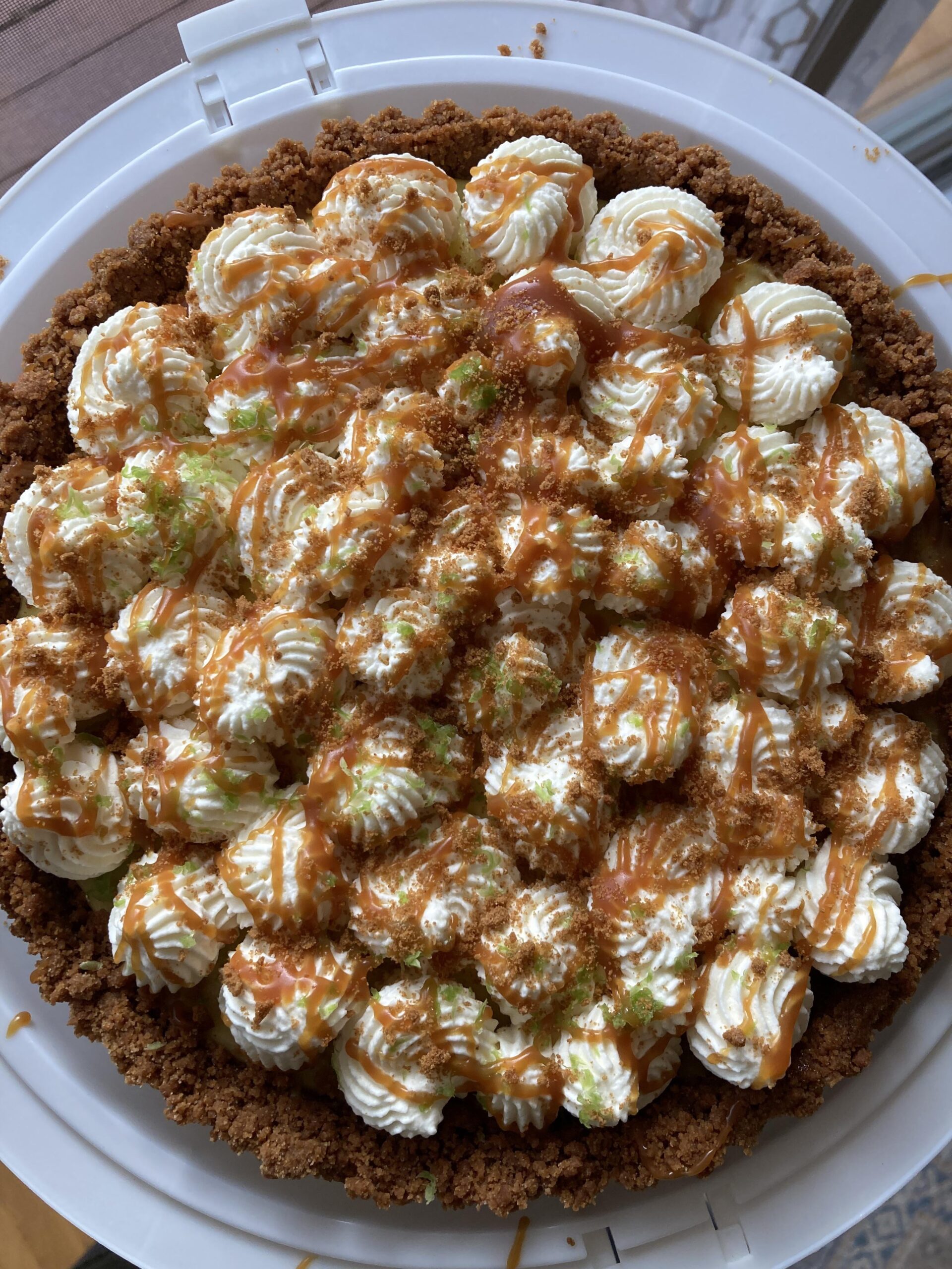 Salted Caramel Green Apple Tart - Dining and Cooking