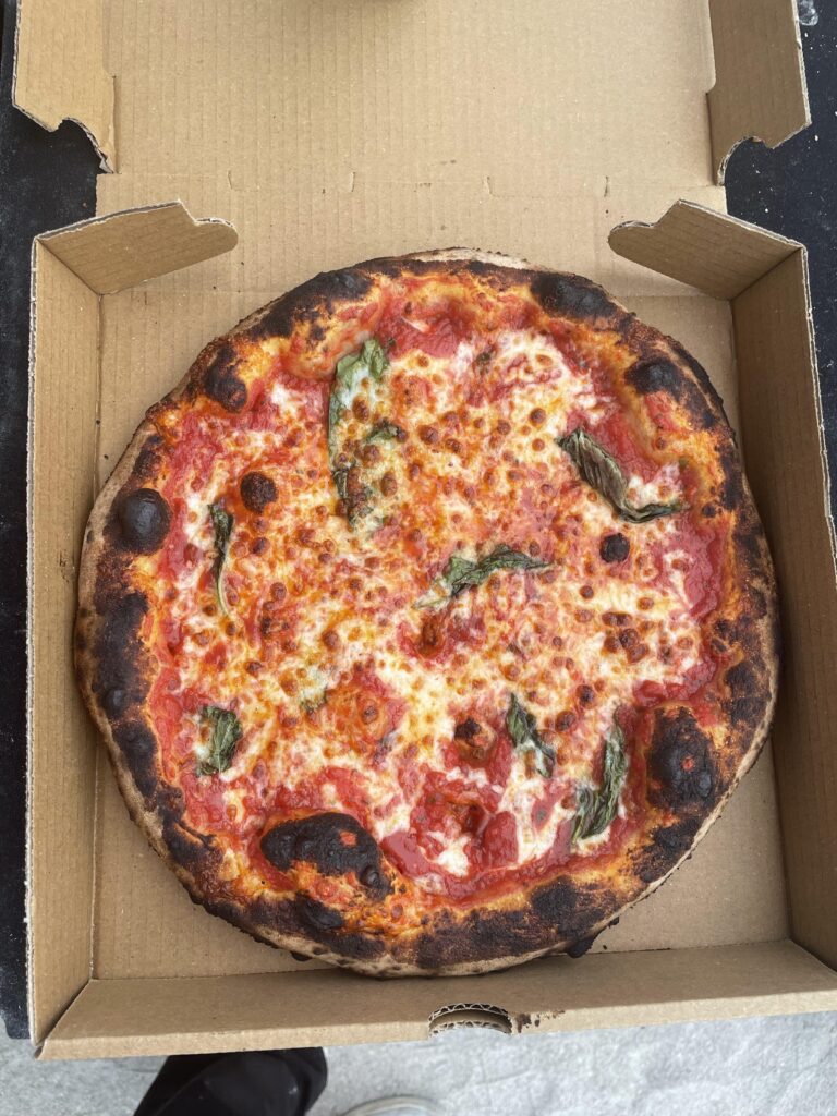 Extremely robust wood fired 12 inch pie from our Art Basel pop up ...