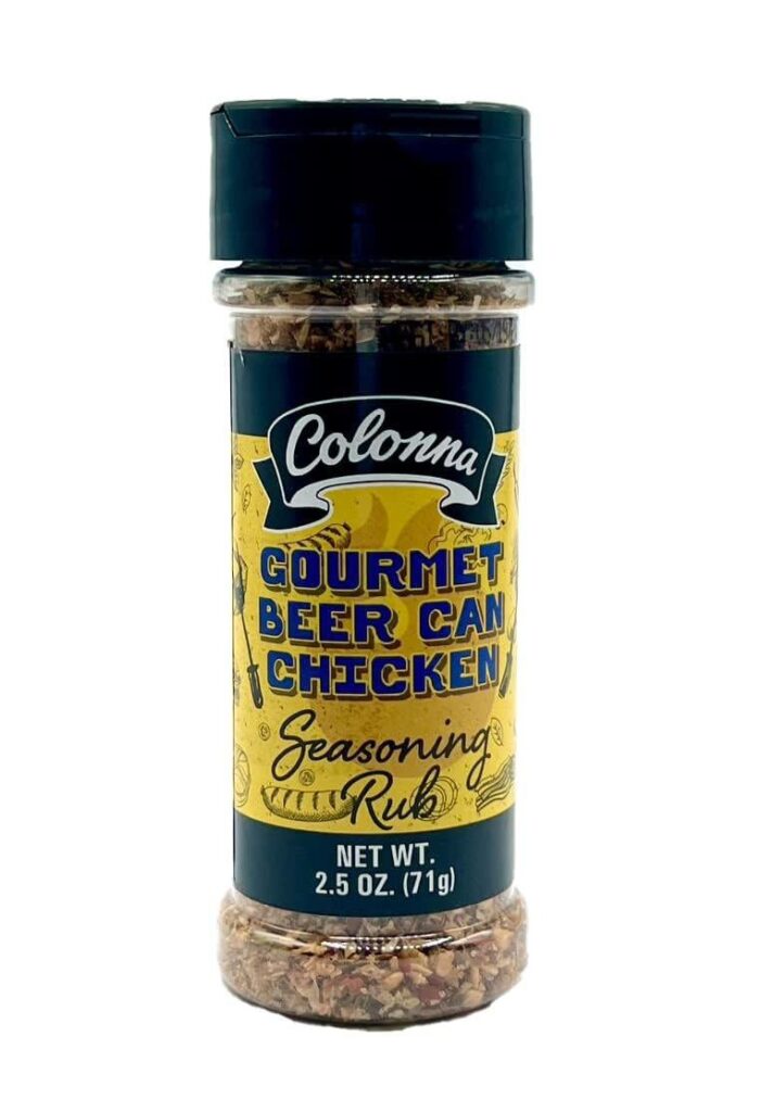 Colonna’s gourmet beer can chicken seasoning is amazing, I put it on ...