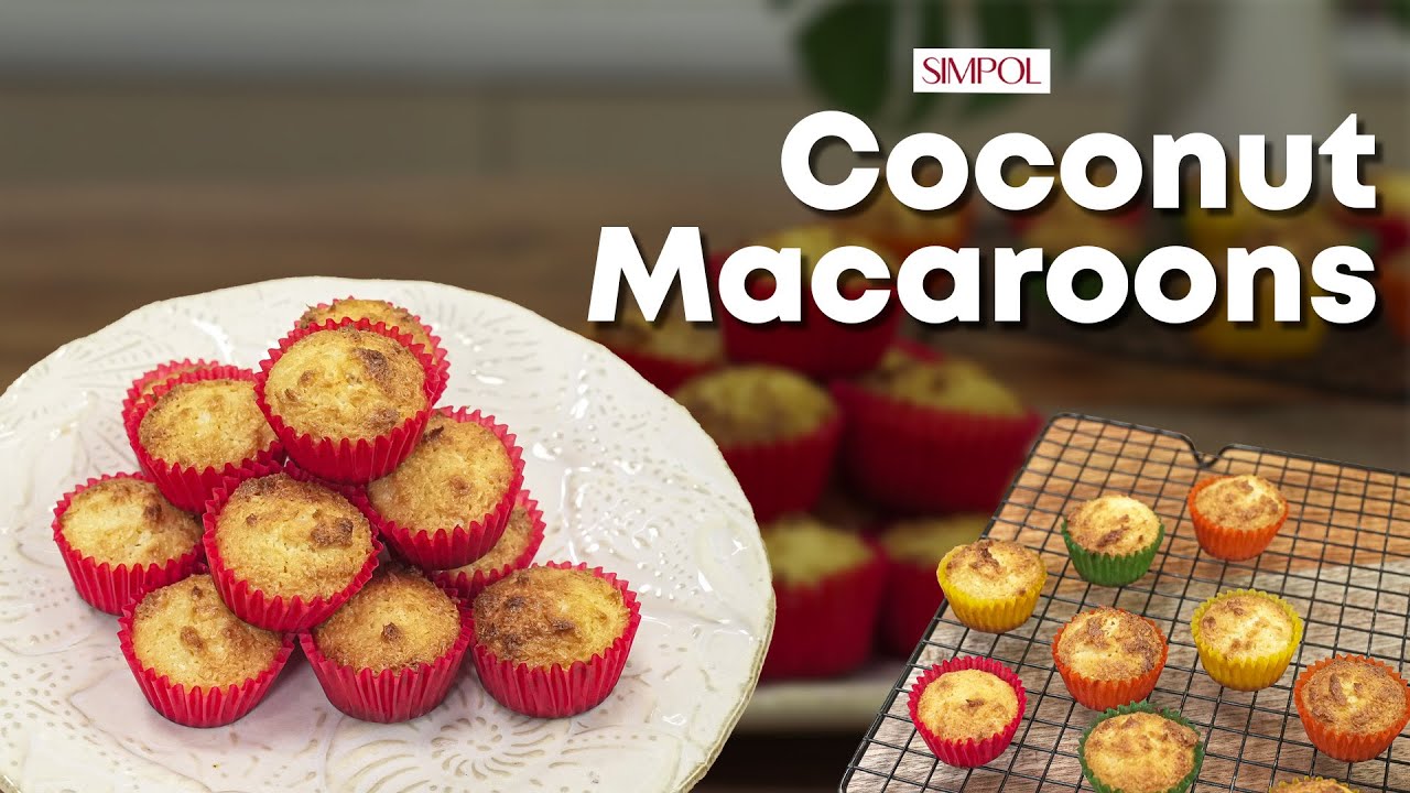 Homemade Coconut Macaroons: Easy Recipe | Chef Tatung - Dining and Cooking