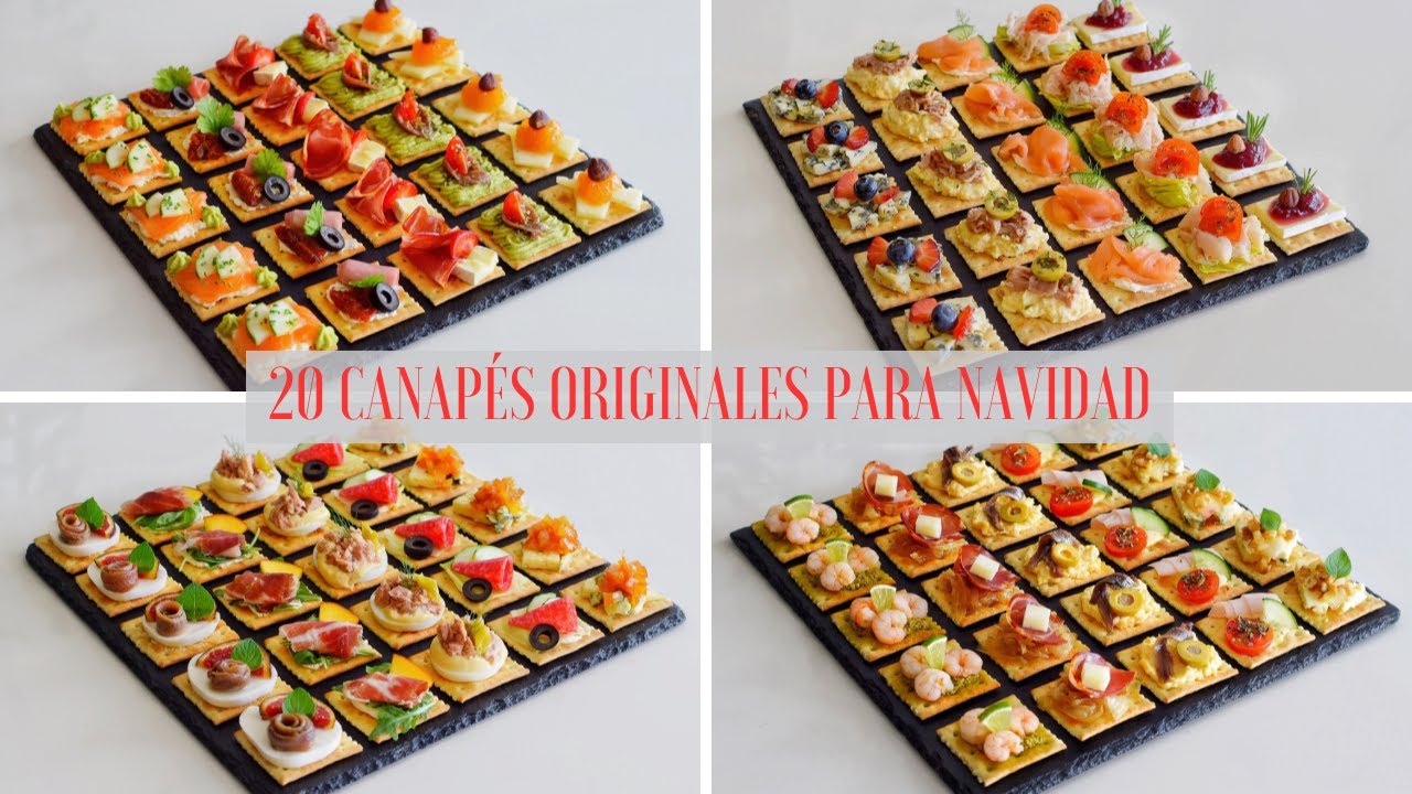 20 Canapés Originales y Sencillos con Crackers para Navidad ...