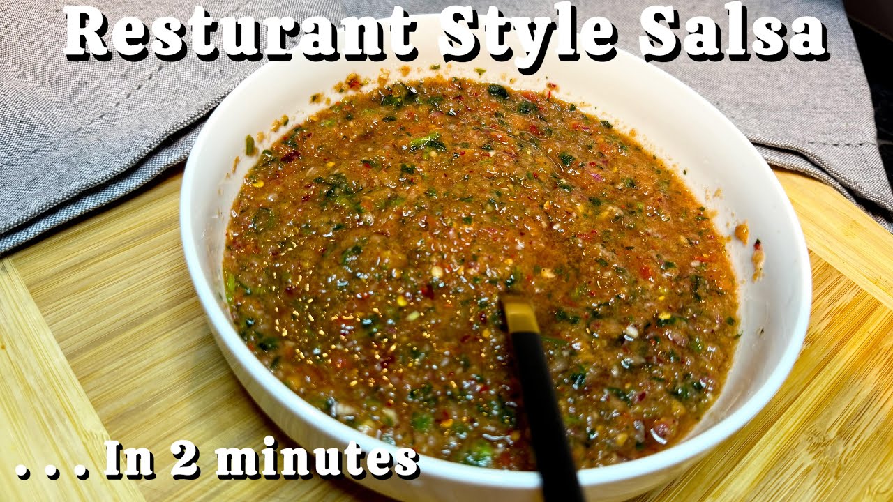 The Best Homemade MEXICAN SALSA recipe | How to Make Salsa At Home ...