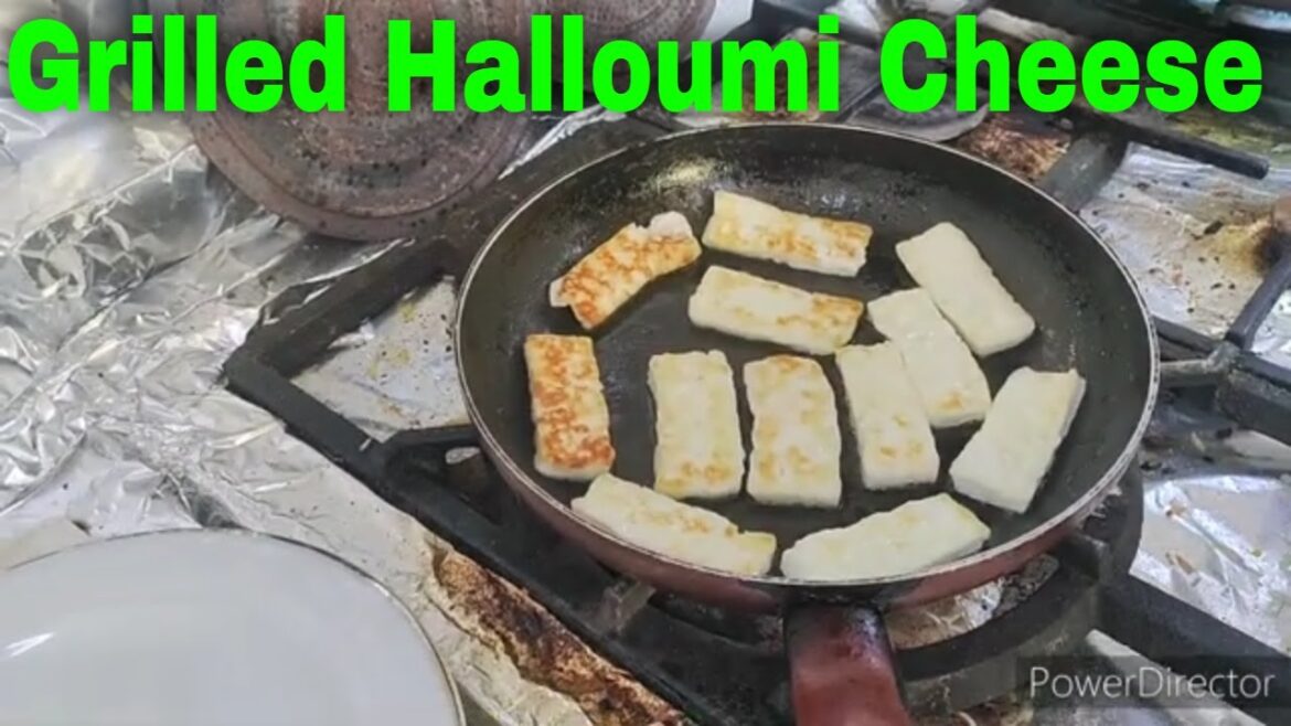 How To Grill Halloumi Cheese (In A Pan Air Fryer) | Halloumi Cheese ...