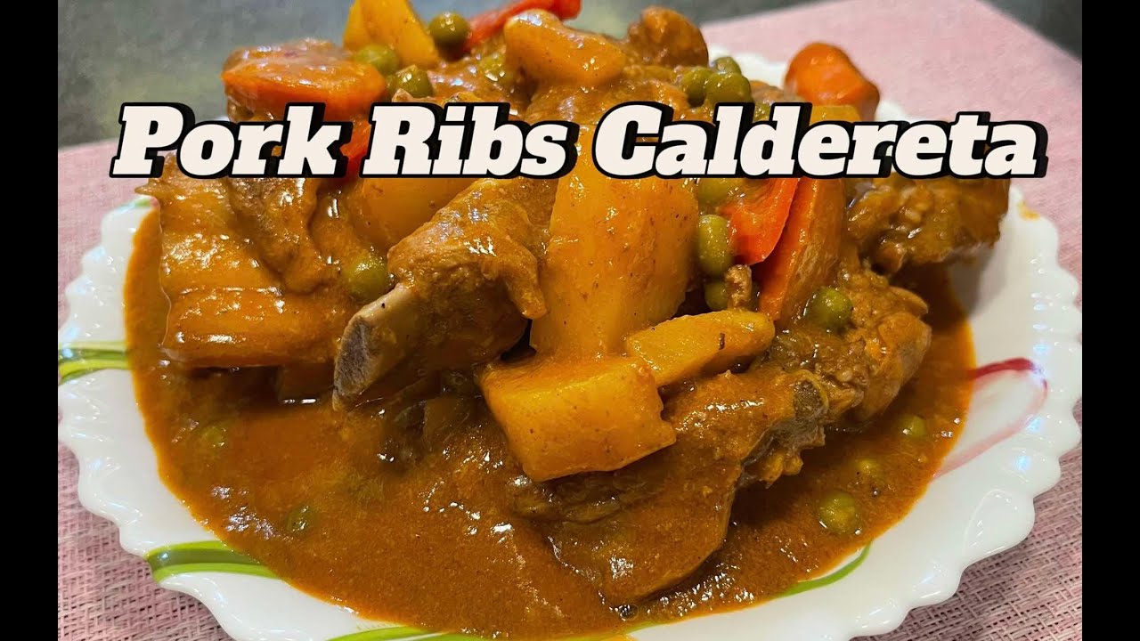 Pork Ribs Caldereta Recipe | How to Cook Yummy Pork Caldereta/Stew ...
