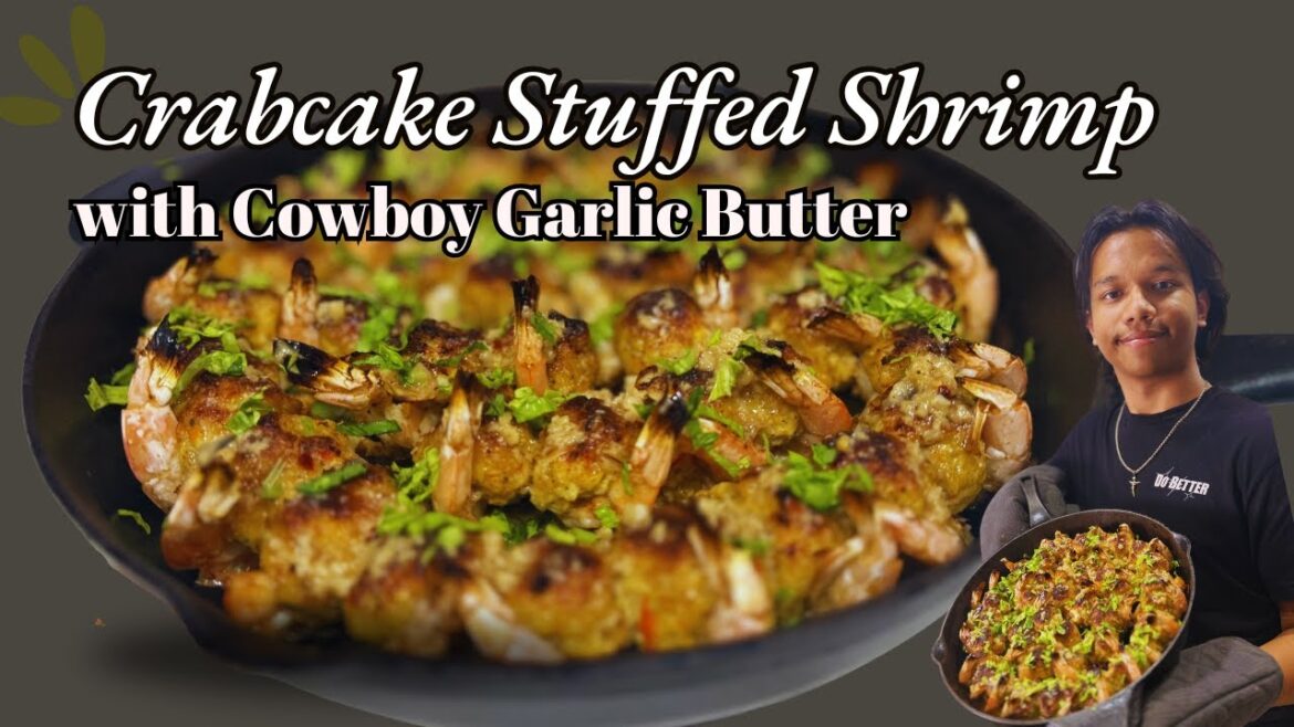 Crabcake Stuffed Shrimp with Bold Cowboy Garlic Butter – Easy ...