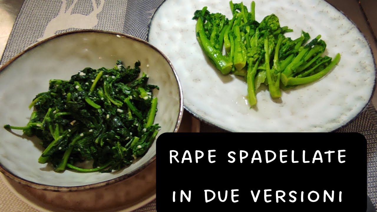 - cucinare le cime di rapa in due versioni saltate in padella con olio ...