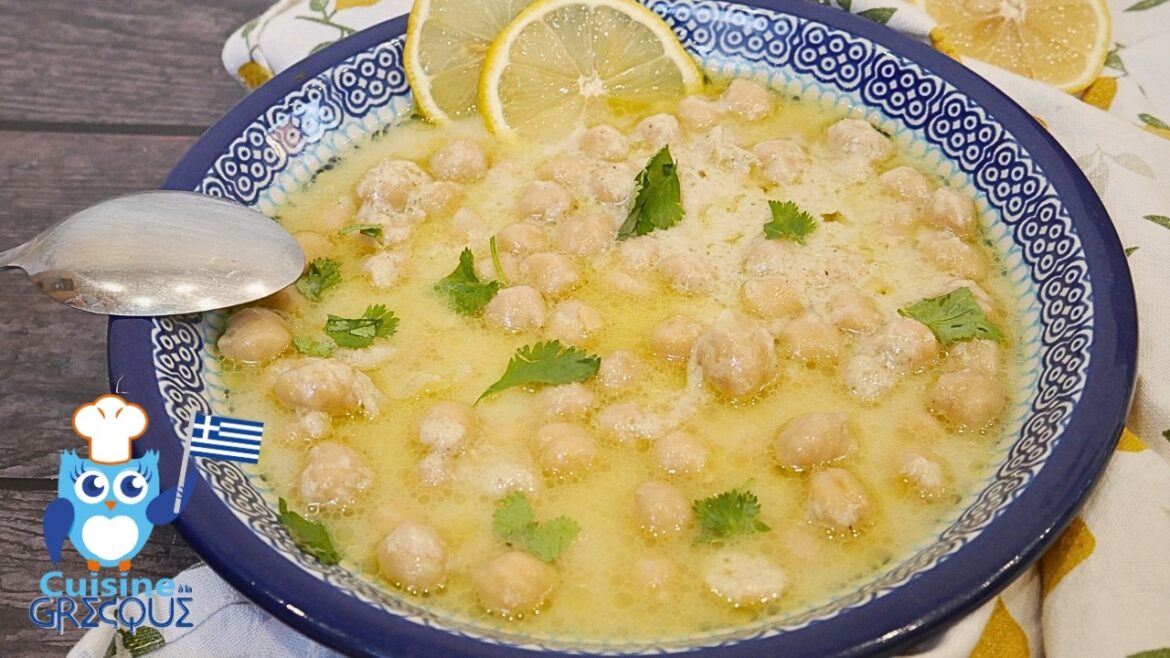 REVITHOSOUPA - Soupe grecque aux pois chiches - Cuisine à la grecque ...