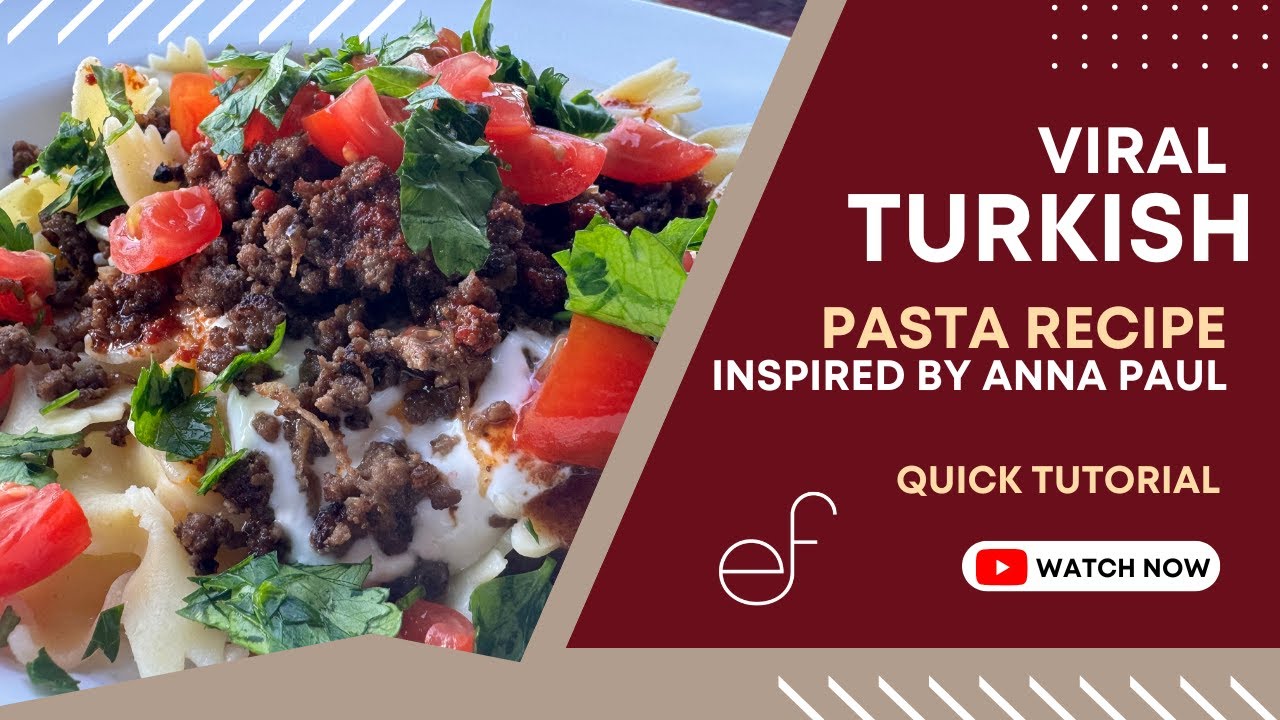 Viral Turkish Pasta Recipe (Yalanci Manti) inspired by Anna Paul's Mom ...
